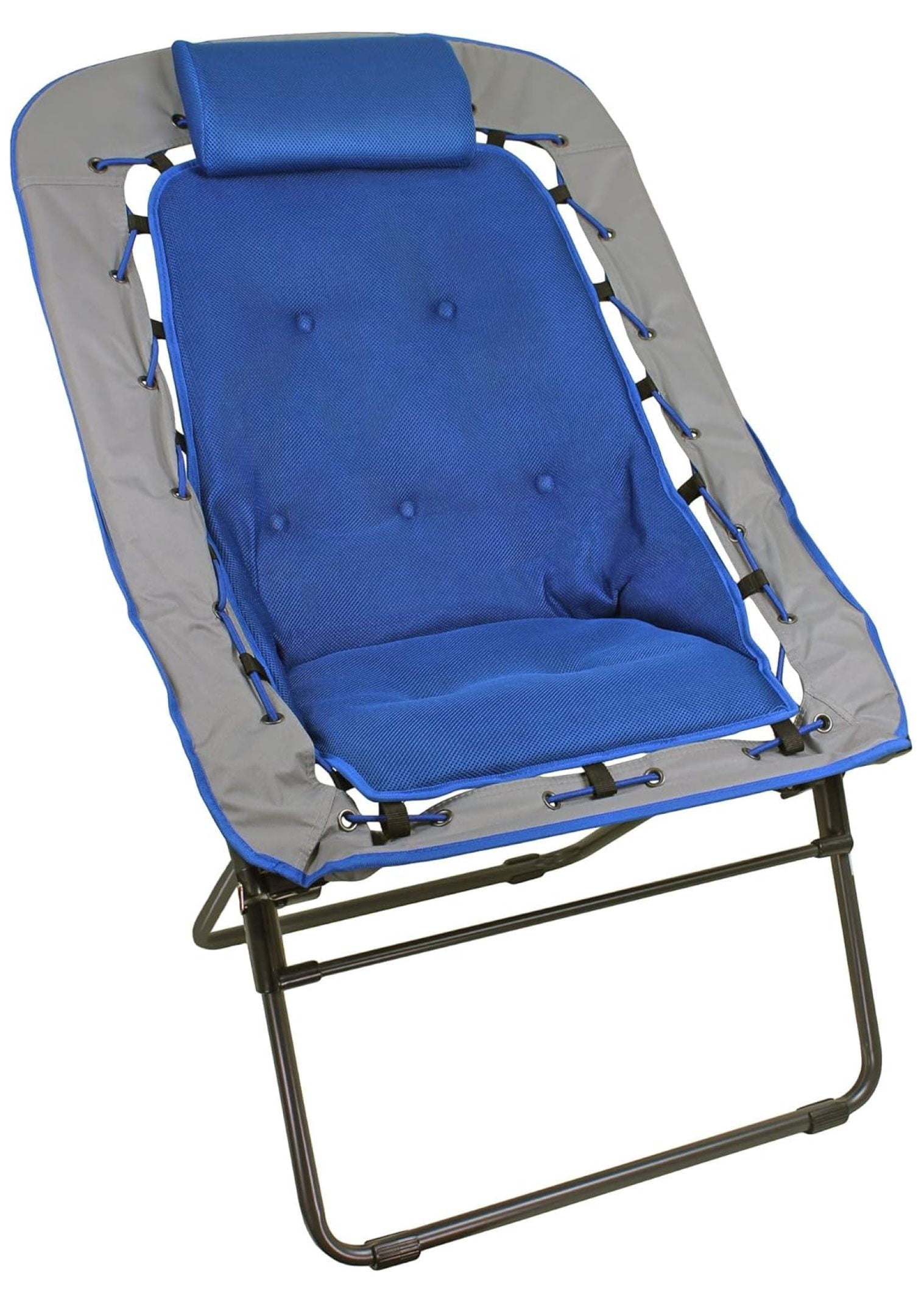 Foldable Rectangular Air Mesh Indoor Outdoor Bungee Chair, Perfect for ...