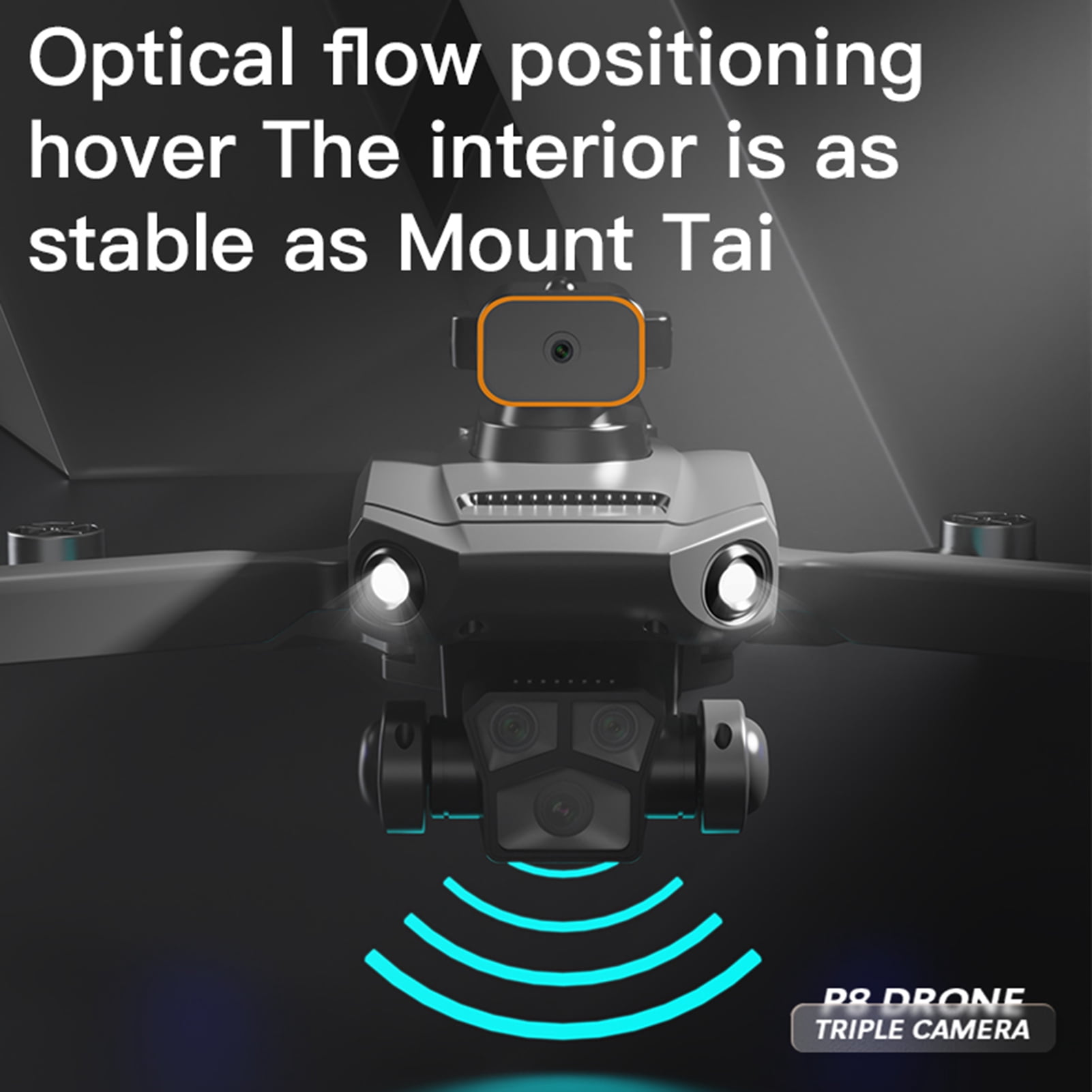 Foldable Remote Control Drone With Camera 4K Dual Camera Obstacle ...