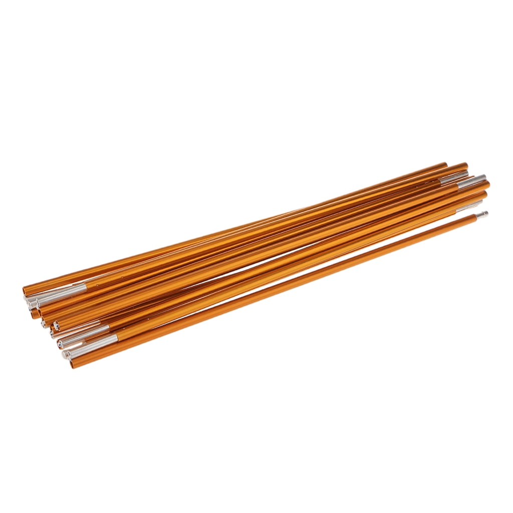 Foldable Retractable 11 Sections Tent Poles Outdoor Travel Hiking ...