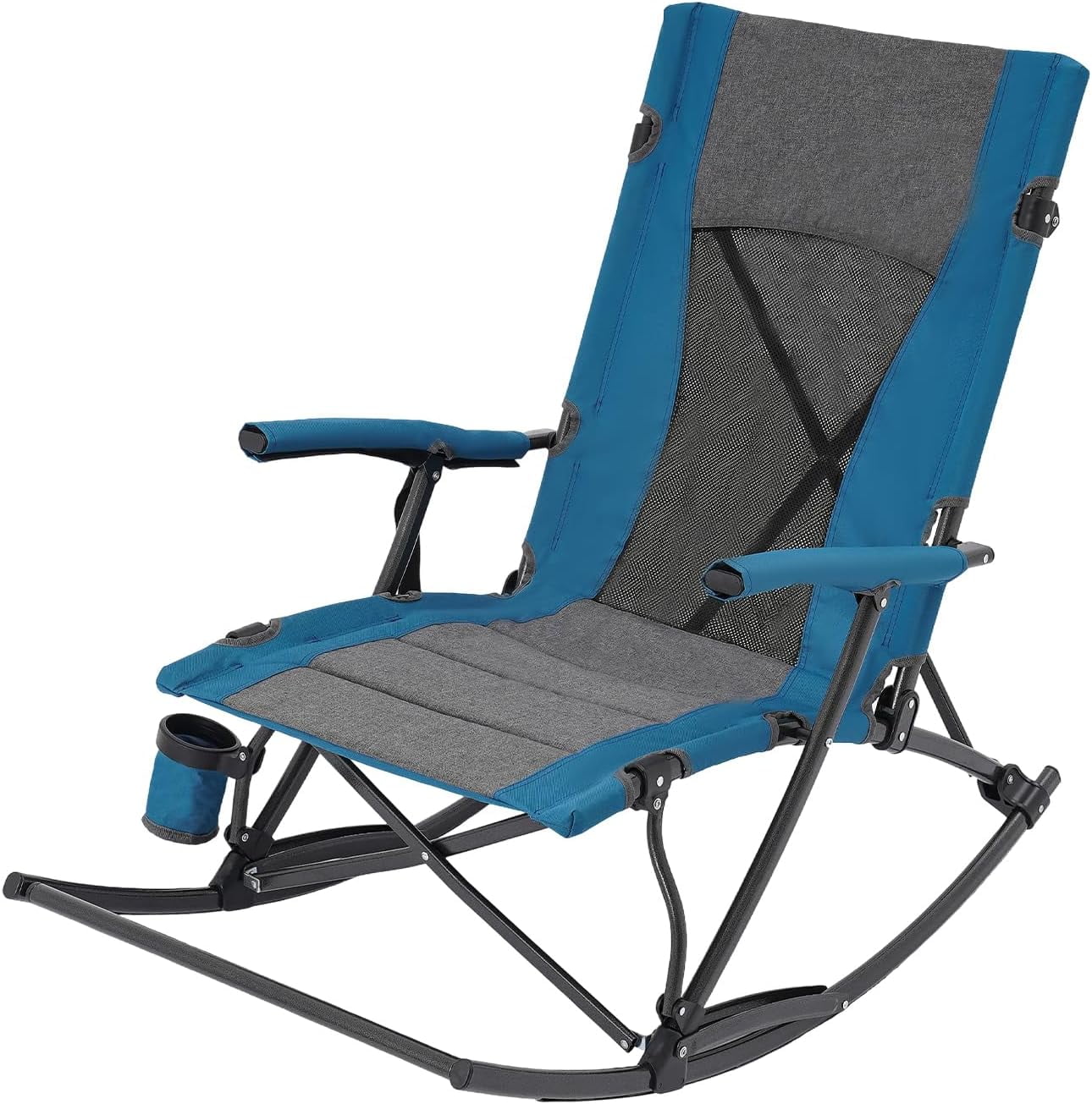 Foldable Rocking Chair Portable Folding Rocking Camping Chairs for ...