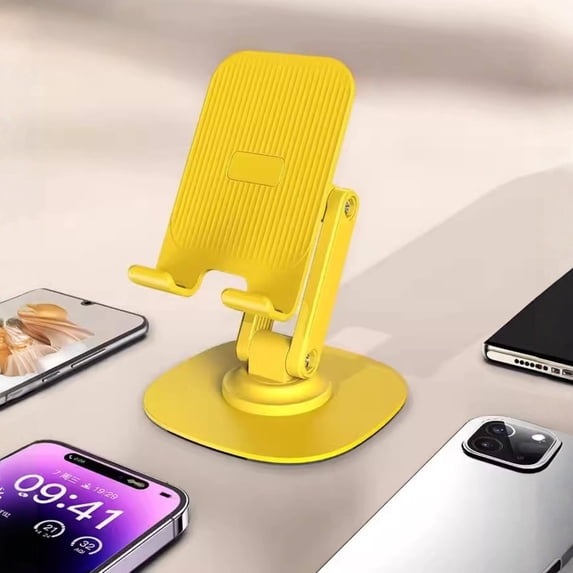 Foldable Rotating Aluminum Alloy Cell Phone Desktop Stand, Multi ...
