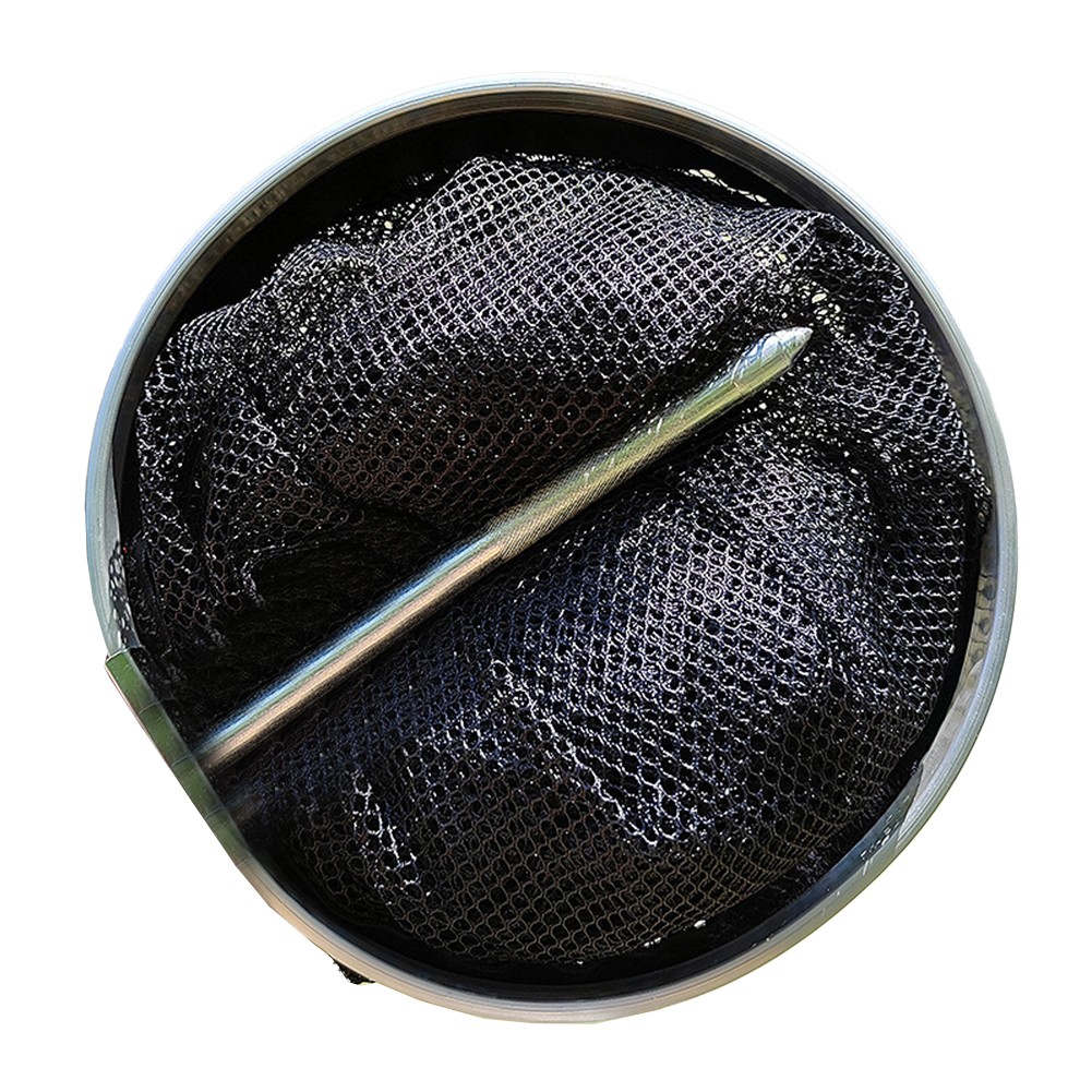 Foldable Round Nylon Mesh Fishing Net Trap - Lightweight Crab Bait Cage ...
