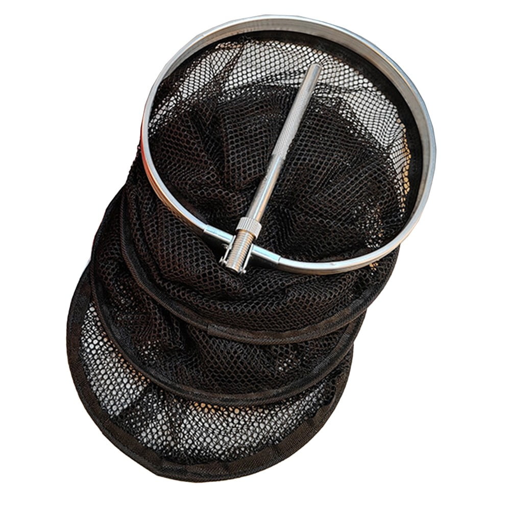 Foldable Round Nylon Mesh Trap Crab Mesh Fishing Bait Cage Cast Fish ...