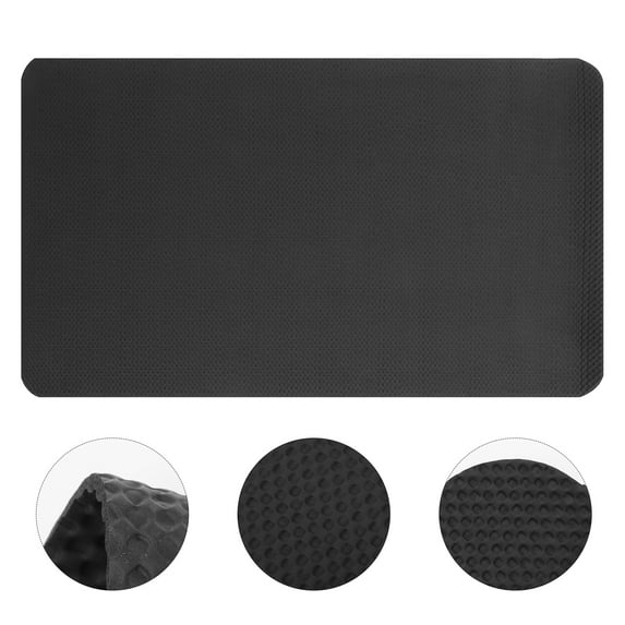 Nbr Treadmill Mat Black High-Density Shock Absorption for Home ...