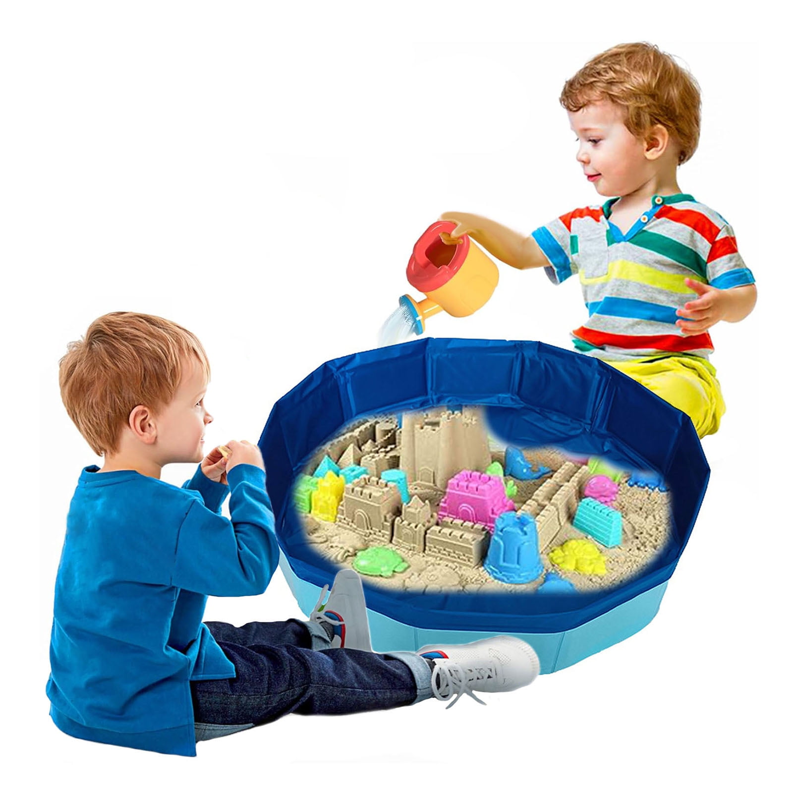 SXDY Sand Table Toys 19.6x19.6 in Oxford Cloth Children Outdoor Sandbox ...