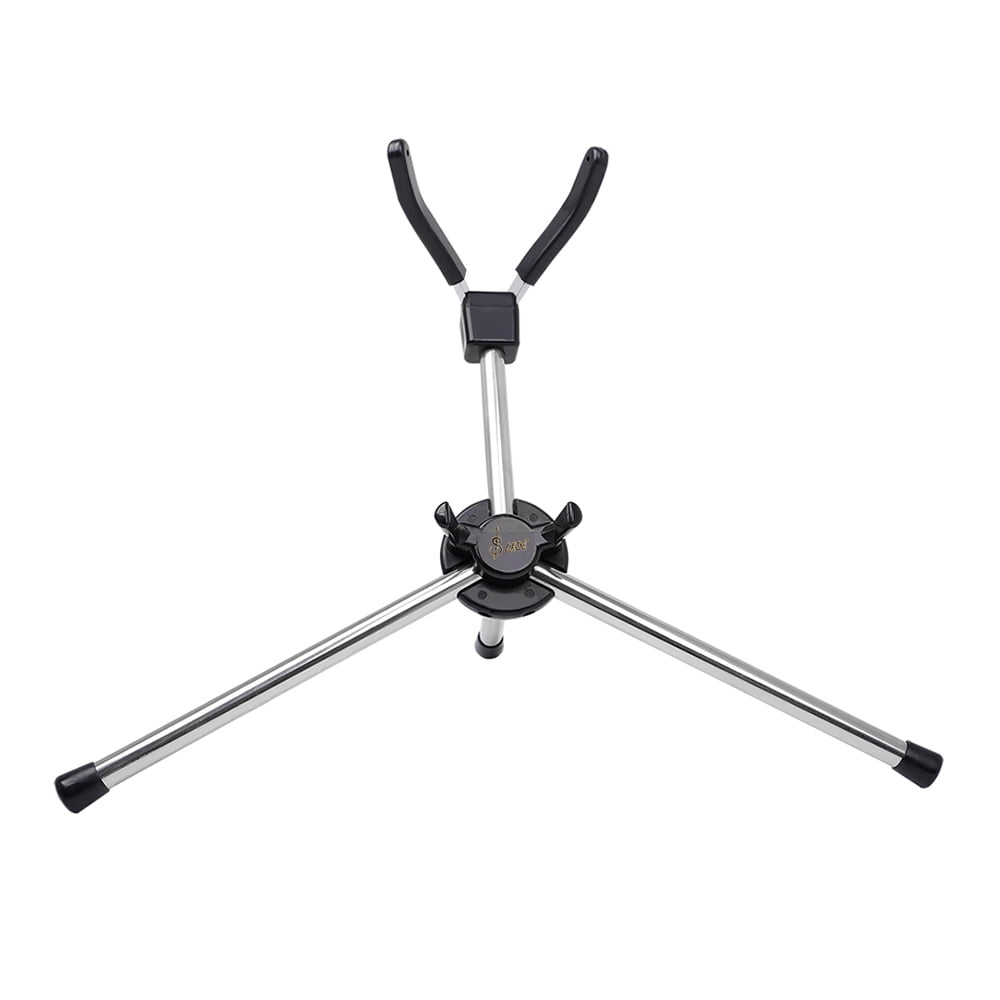 Foldable Saxophone Stand Portable Alto Sax Metal Floor Holder Aluminum ...