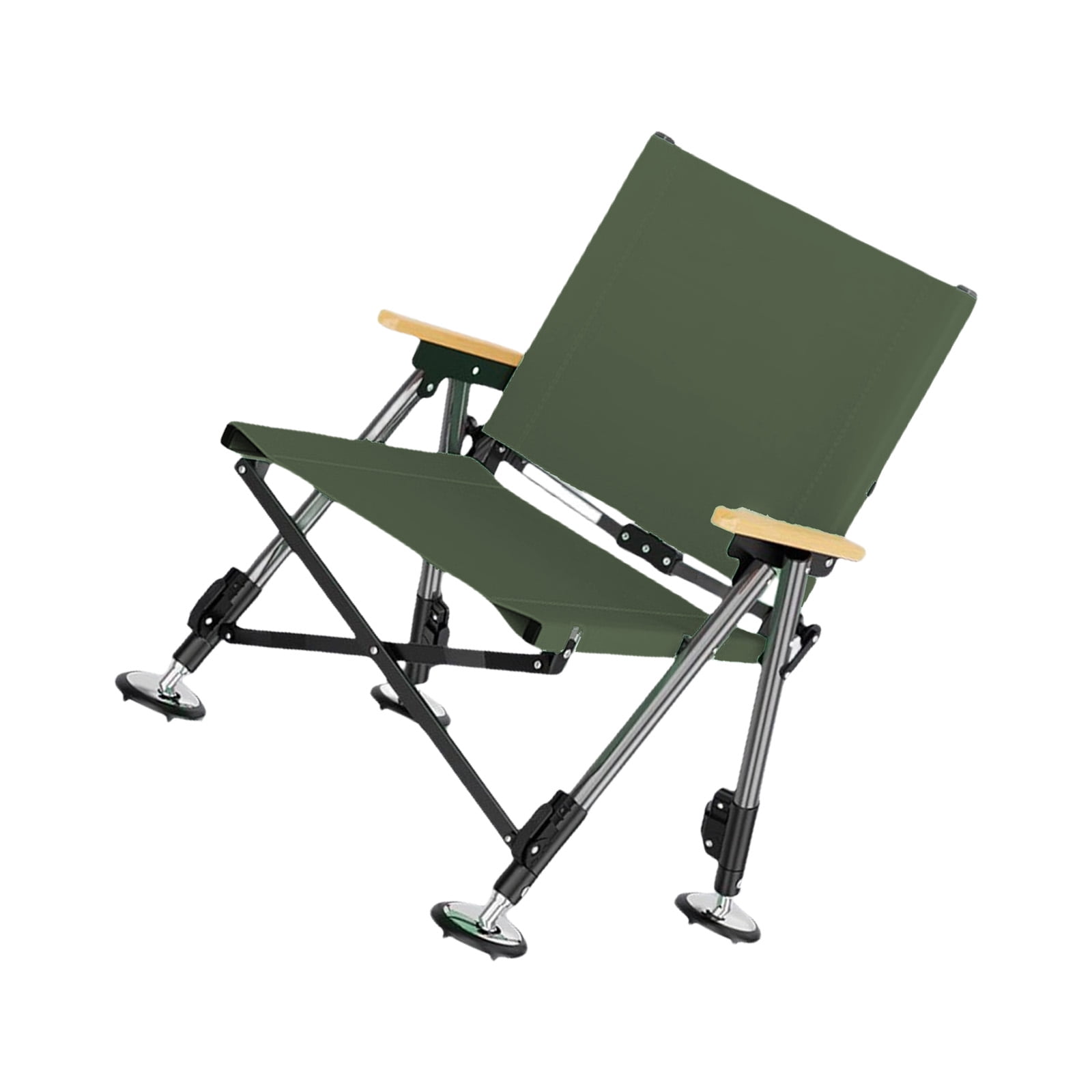 Foldable Seat Portable Fishing Chair with Steel Frame Suitable for ...