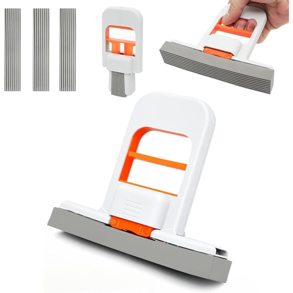 Foldable Self-Squeezing Mini Sponge Mop with One-Hand Squeeze Handle ...