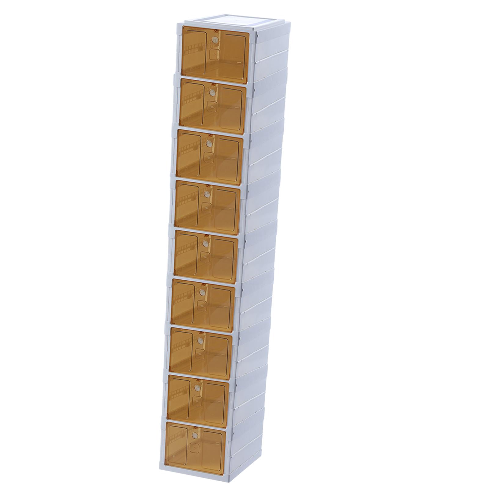 Foldable Shoe Rack Shoe Storage Box Stackable Sneakers Container Shoes ...