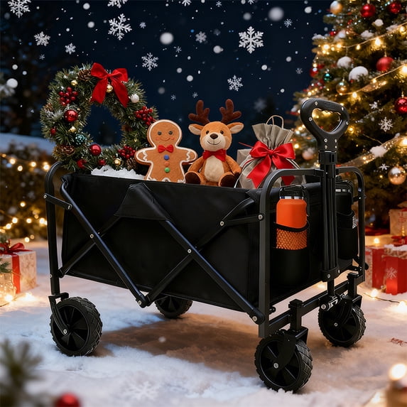 Foldable Shopping Trolley, 600D Waterproof Oxford Cloth, All-Terrain ...