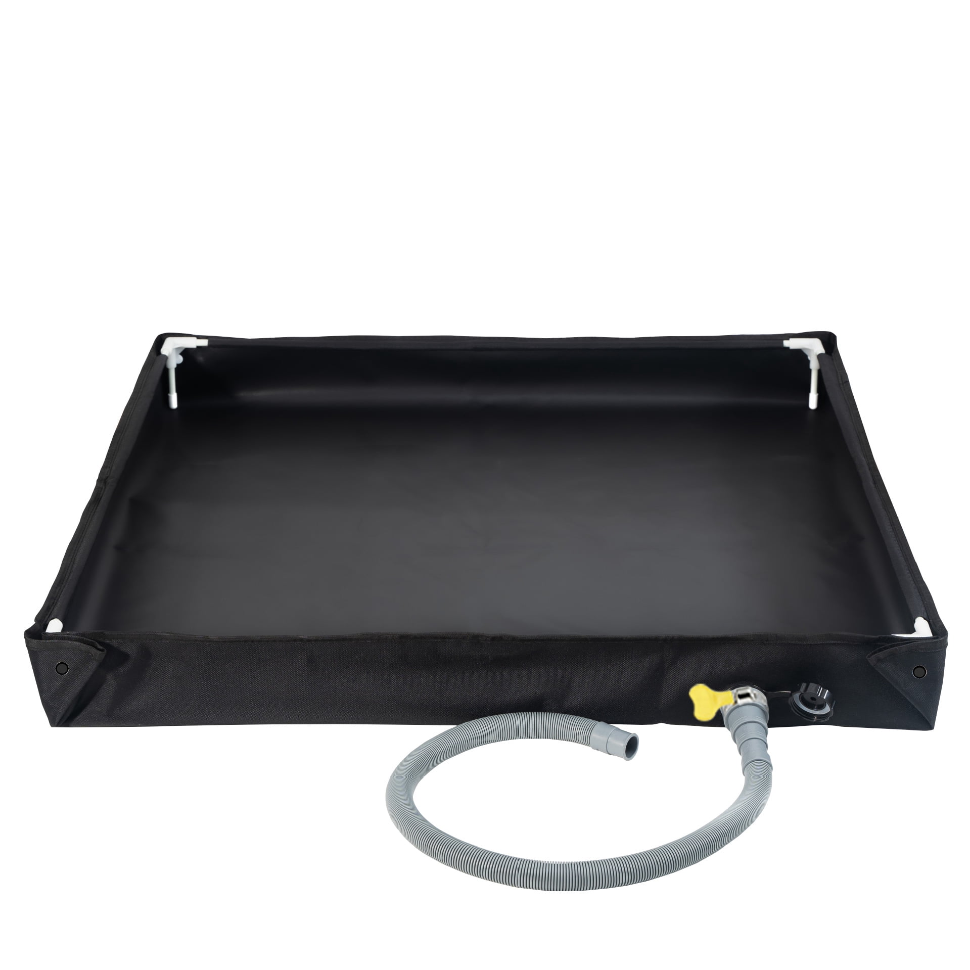 Foldable Shower Base, 31.5" x 31.5" x 4" Portable Shower Pan with drain ...