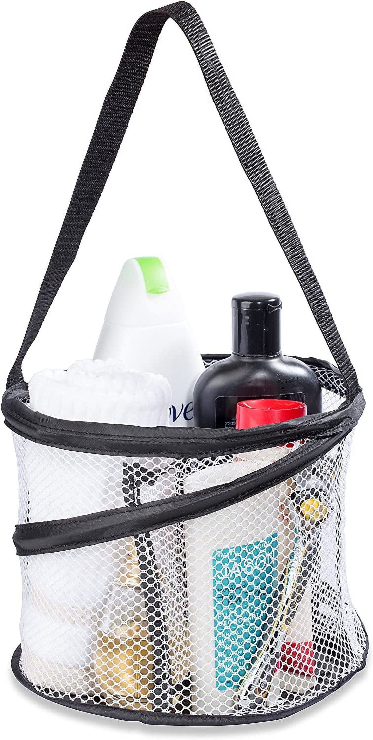 Foldable Shower Caddy - Collapsible, Portable, Drainage Hole, Carry ...