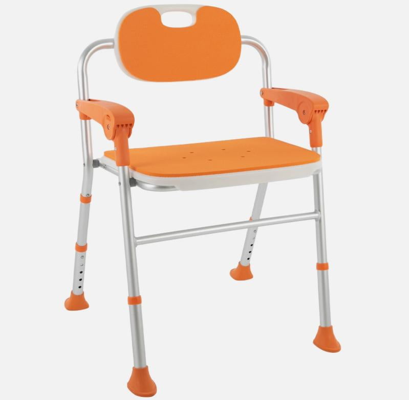 Foldable Shower Chair for Seniors Shower Seat Folding Bath Chair Heavy ...
