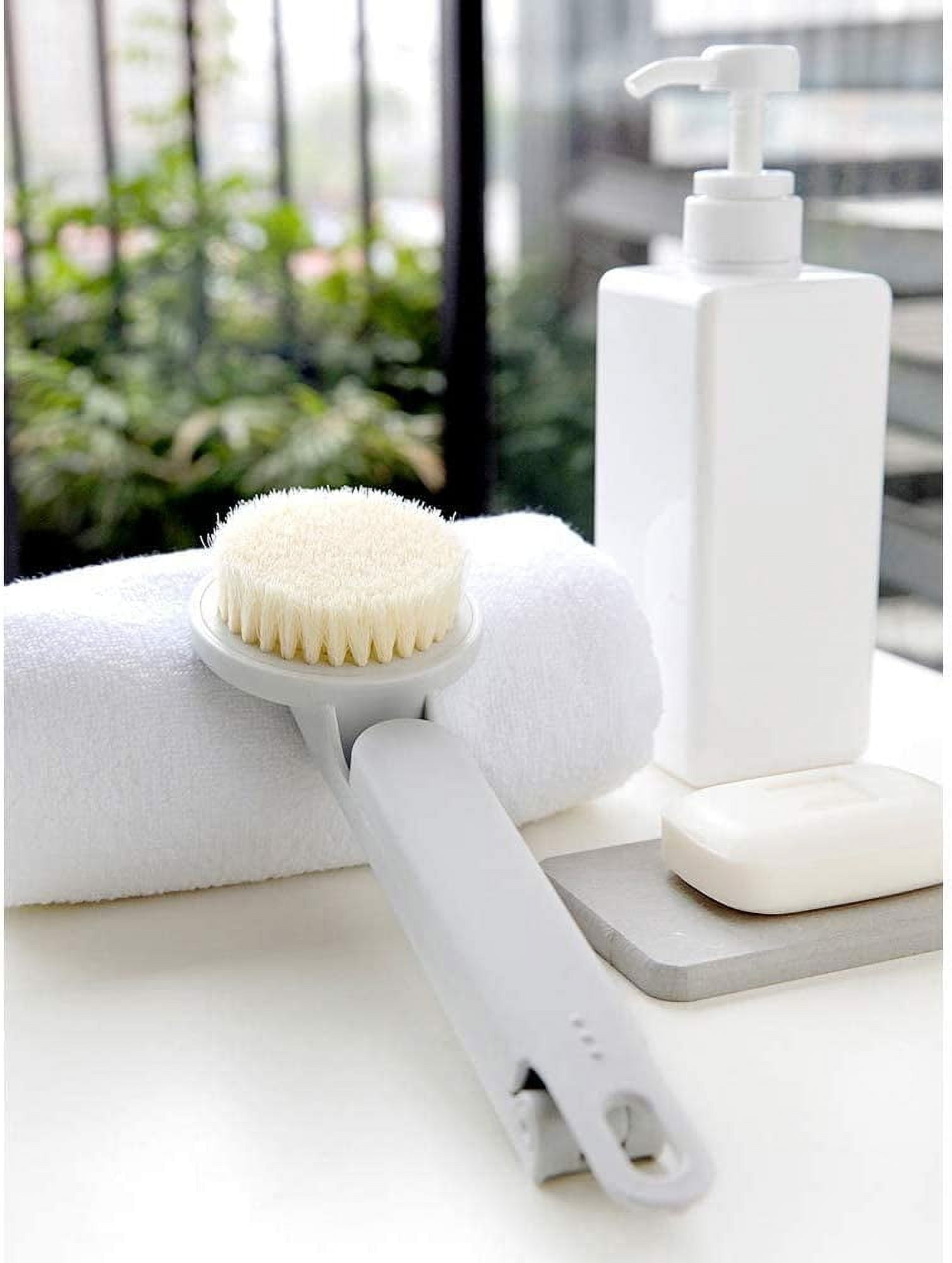 Foldable Silicone Body Brush, Travel Bath Brush, Exfoliating Back ...