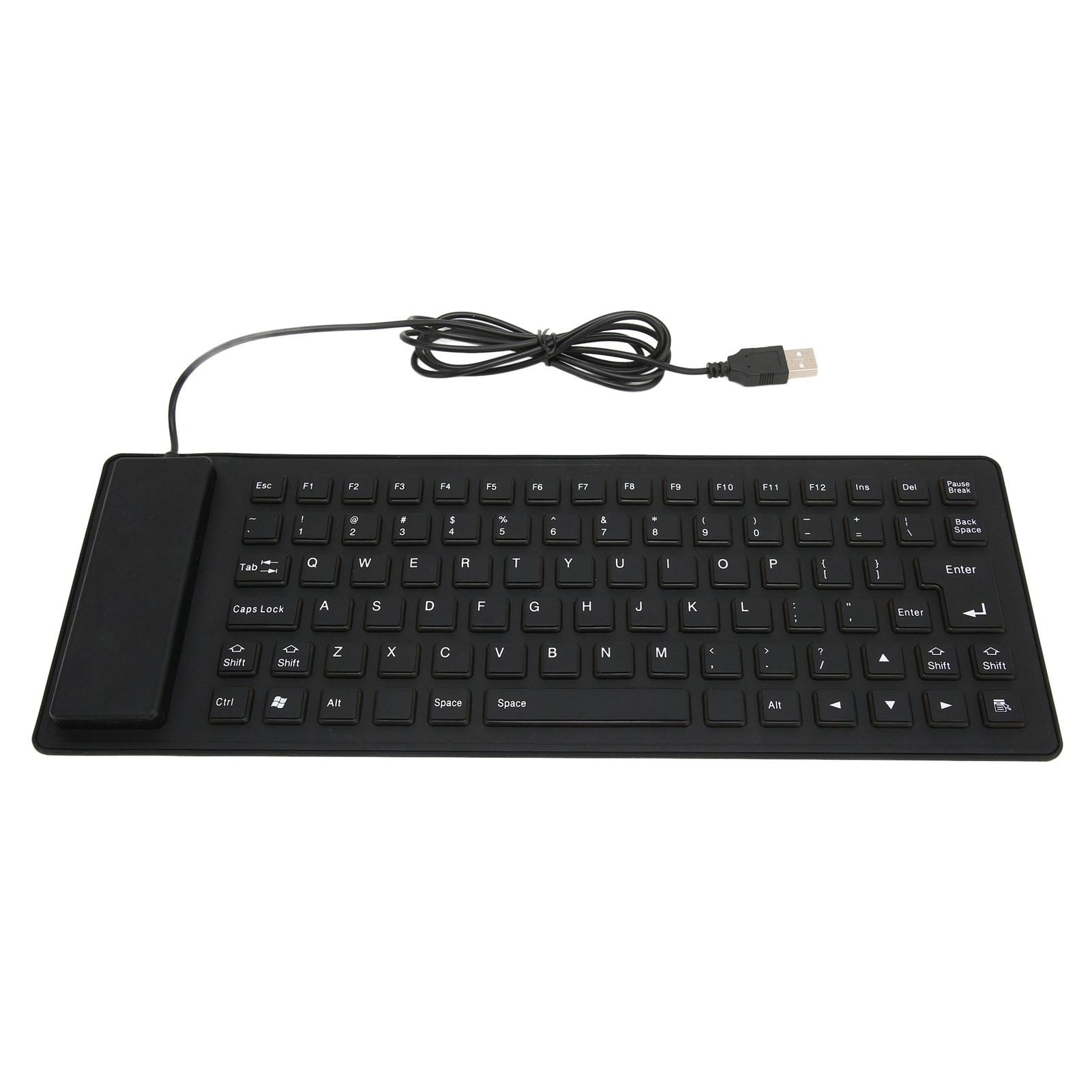 Foldable Silicone Keyboard 85 Keys Foldable Design Silent Wired ...