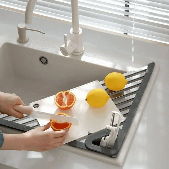 Foldable Silicone Triangular Sink Storage Rack,2026 New Space-Saving ...