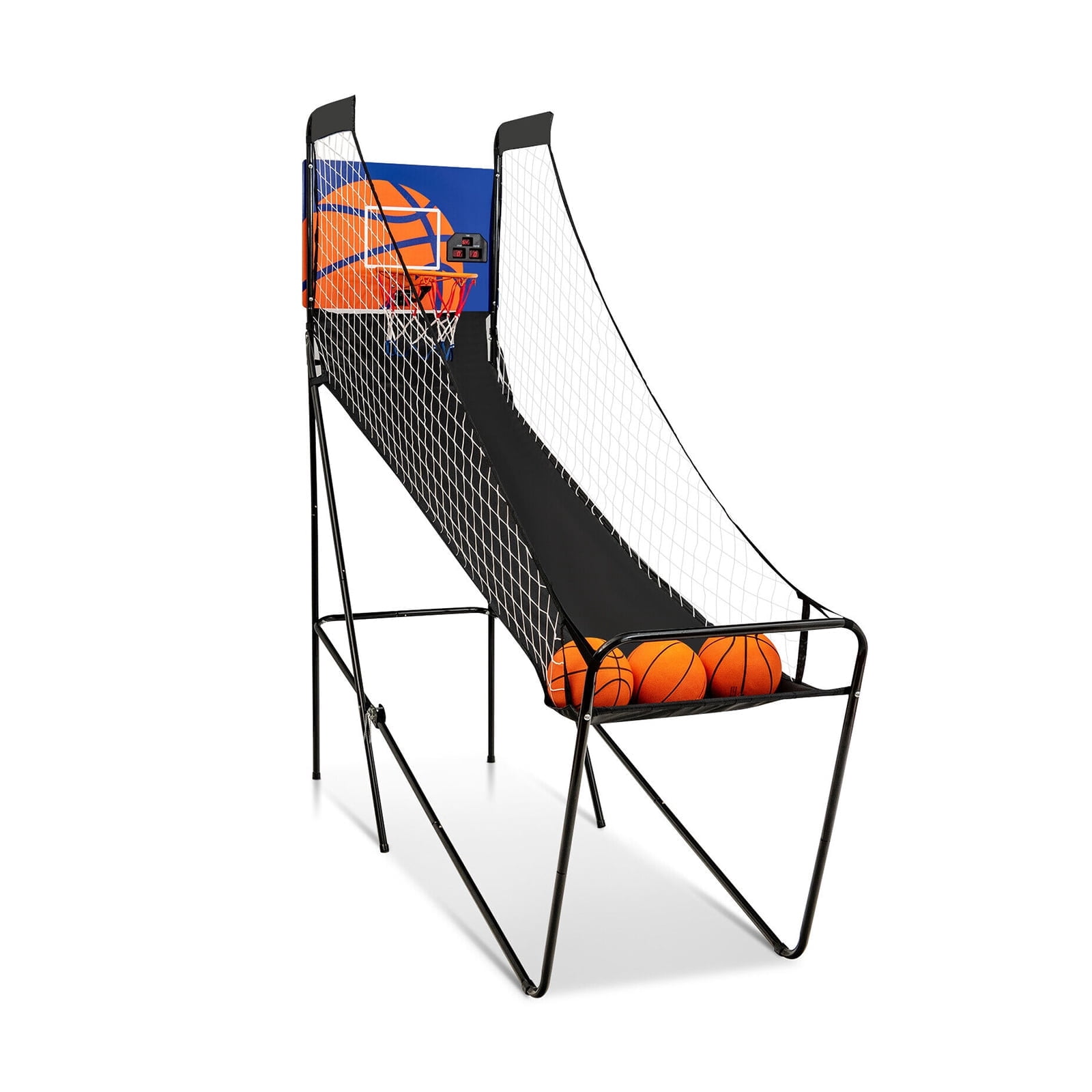 Foldable Single Shot Basketball Arcade Game with Electronic Scorer and ...