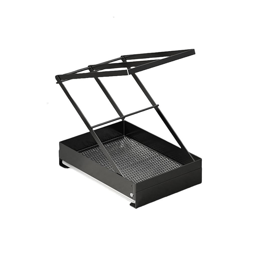 Foldable Sink Holder with Drain Tray Convenient Storage Rack Rustproof ...