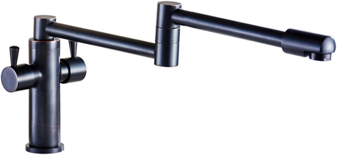 Foldable Sink Mixer Tap, Brass Basin Faucet with 2 Handle Aerator ...