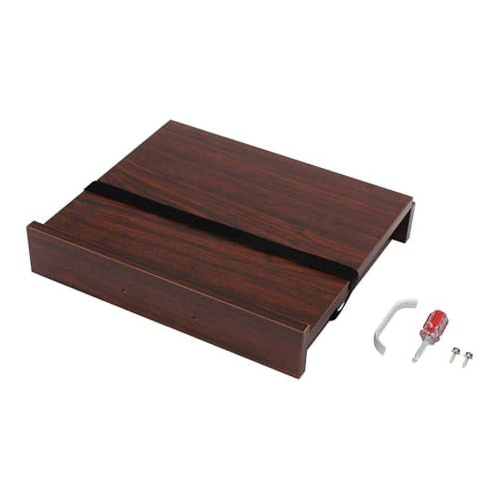 Foldable Slanted Tabletop Podium, Wooden Rounded Corners Desktop ...