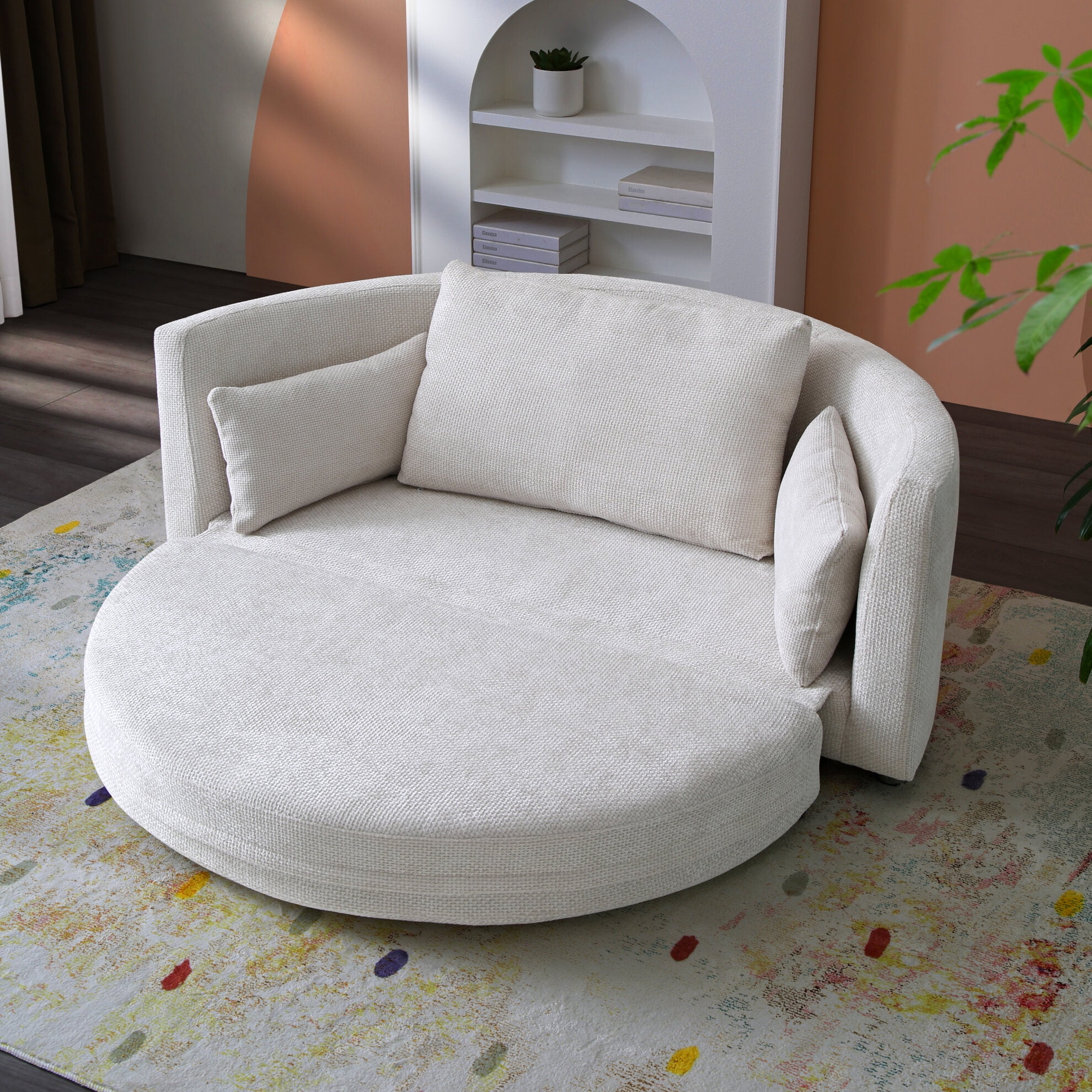 Foldable Sleeper Sofa Bed, Floor Sofa Chair Bed, Adjustable Futon Sofa ...