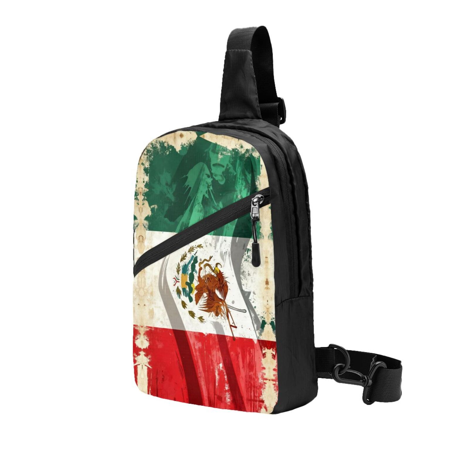 Foldable Sling Backpack Packable Daypack Mexico-Flag- Print Collapsible ...