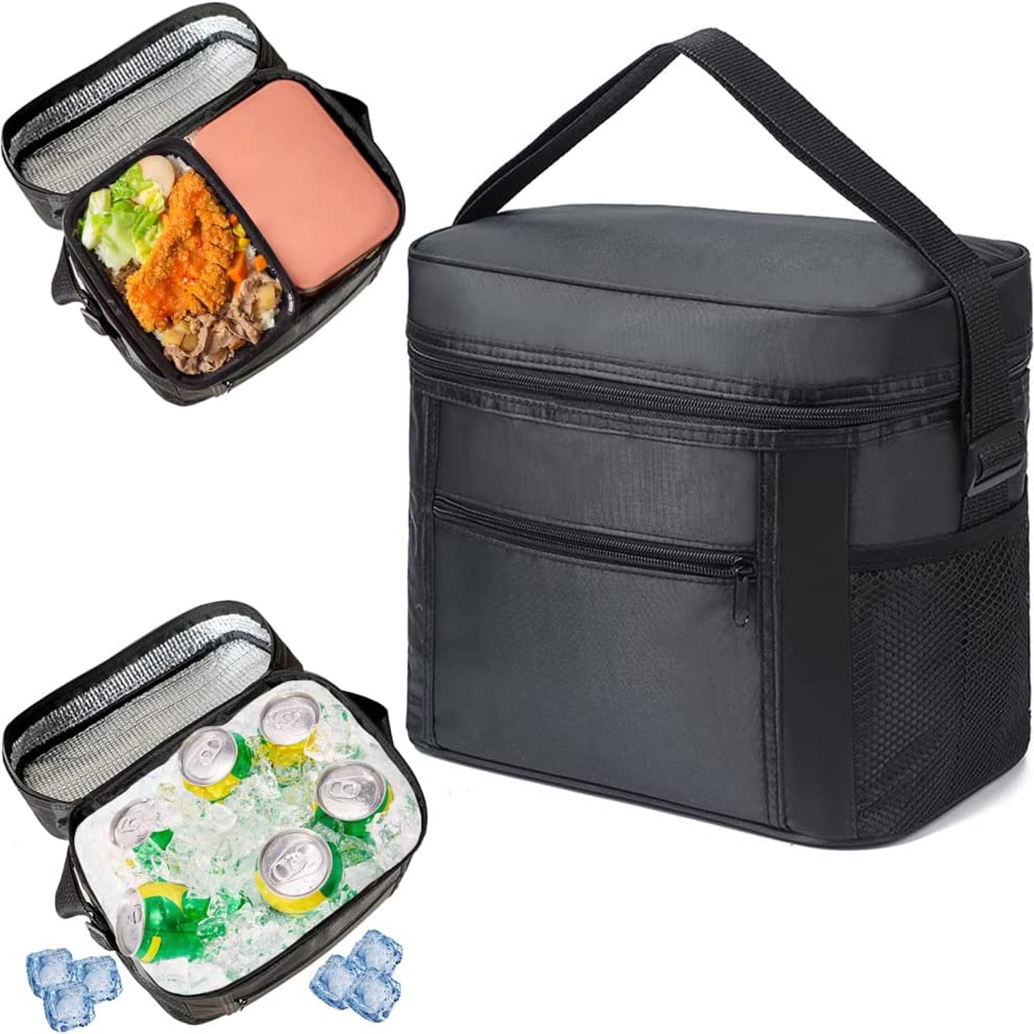 Foldable Small Cool Box Picnic Cooler Bag Insulated Bag - Walmart.com