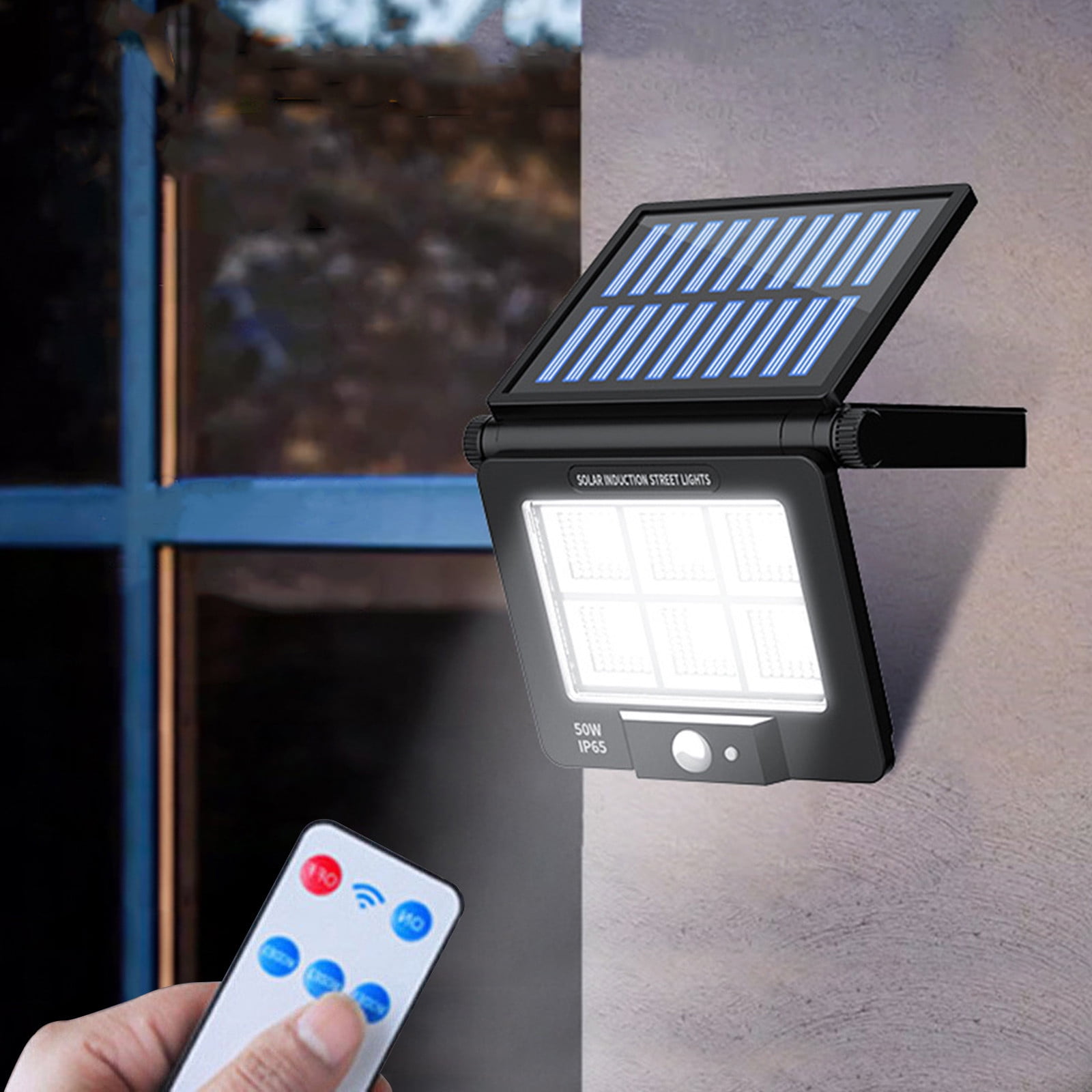 Foldable Solar Outdoor Motion Sensor Lights,High-Sensitivity Detection ...