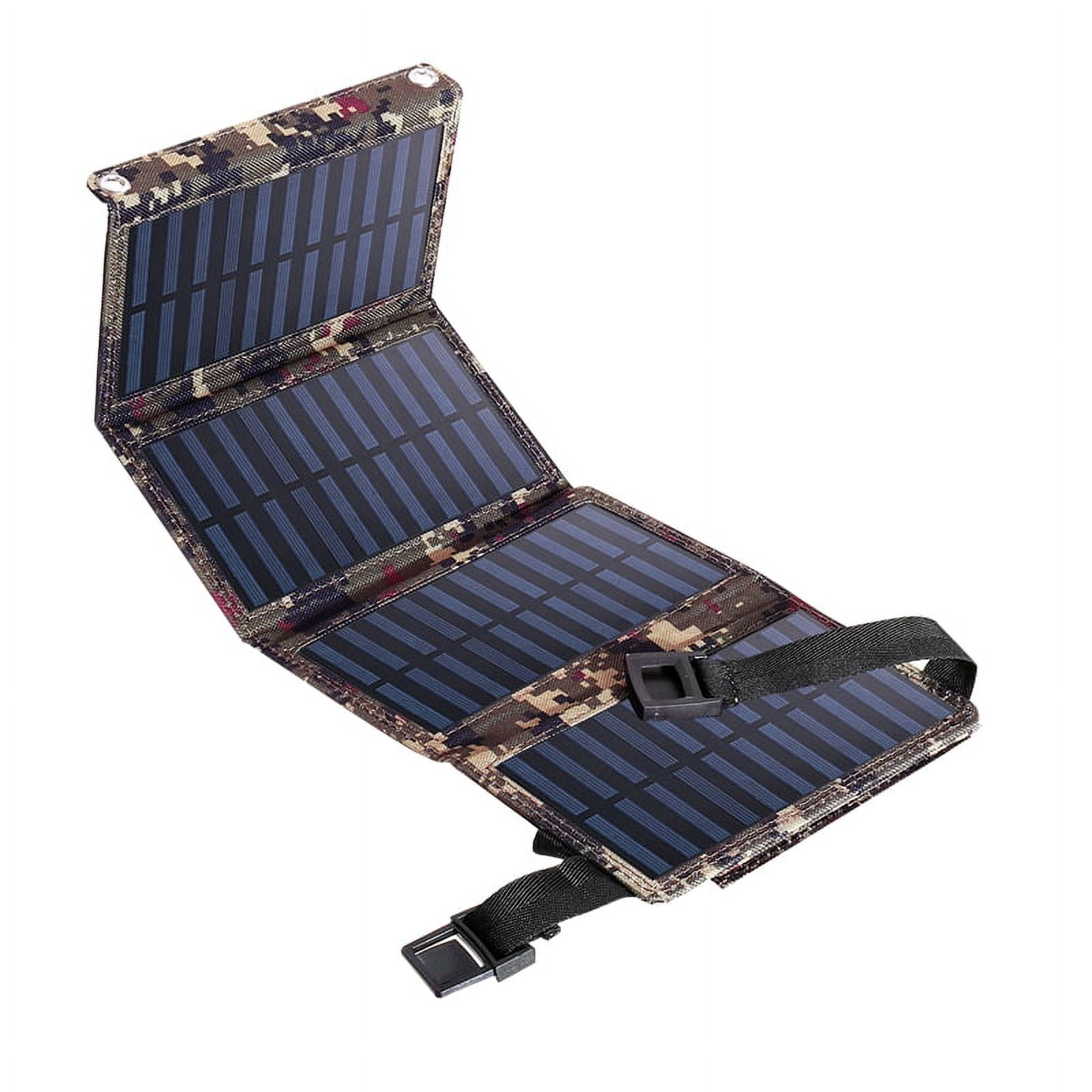 Foldable Solar Panel Cell with USB Output Charger for Camping Phone ...