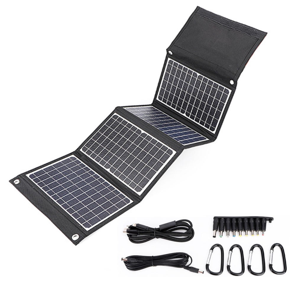 Foldable Solar Panel Charger, Fast Charging 30W Portable Solar Power ...