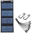 Foldable Solar Panel Charger Portable Battery for Cell Phone Outdoor ...