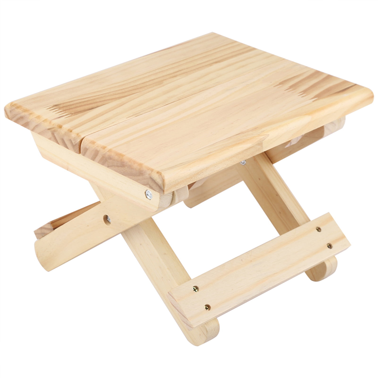 Foldable Solid Wood Small Square Bench Rural Styles Bench Ergonomic ...