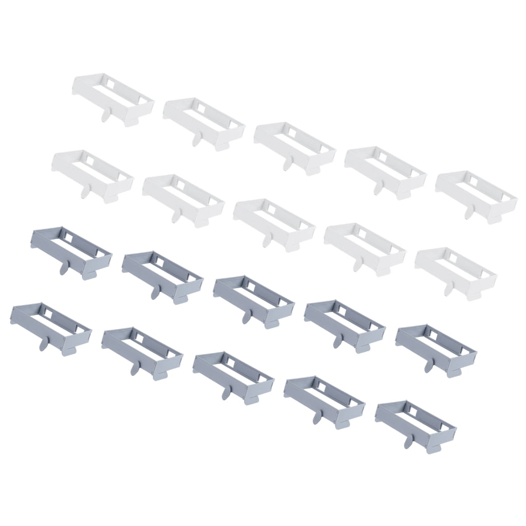 Foldable Space Saving Trash Holders Simple Assembly for Kitchen Plastic ...