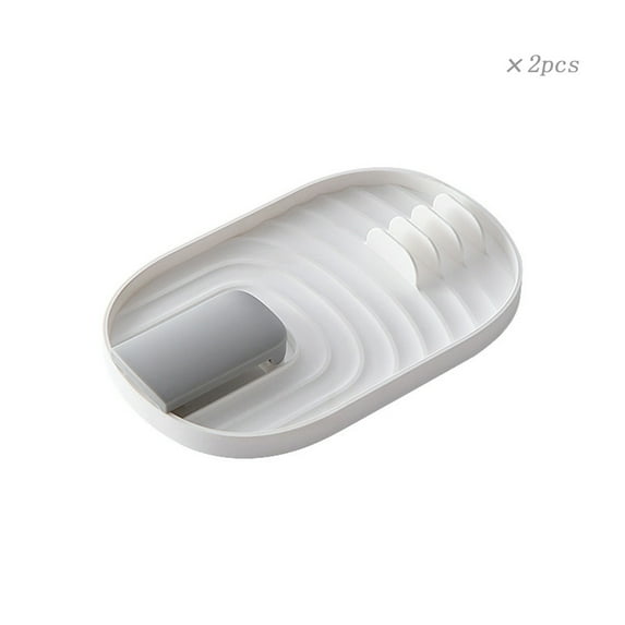 Foldable Spatula Spoon with Lid Kitchen Utensil Set Non-Stick Silicone ...