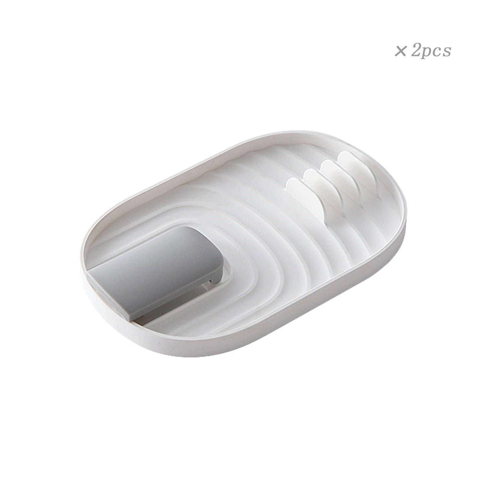 Foldable Spatula Spoon Rack Set | 2pcs Kitchen Utensil Holder With Lid ...