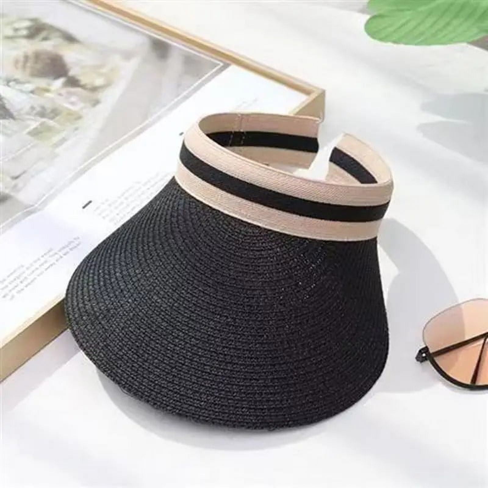 Foldable Sport Sun Visor for Women with Wide Brim - Perfect Tennis Sun ...