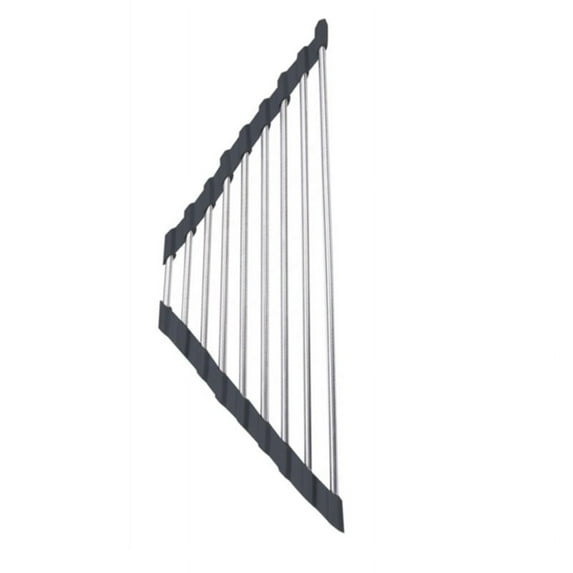 Foldable Stainless Steel Dish Drainer Roll Up Dish Drying Rack Shelf ...