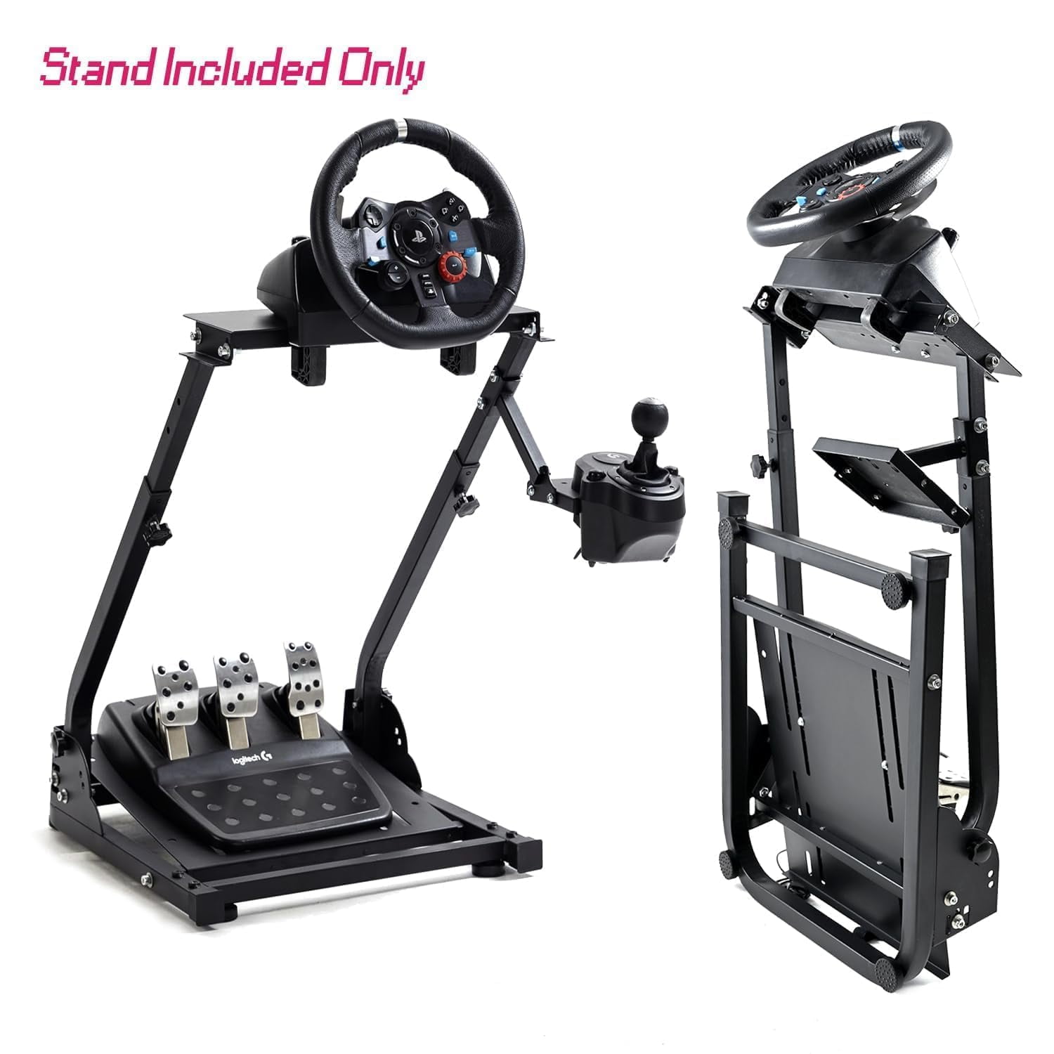 Foldable Steering Racing Wheel Stand for Logitech/Thrustmaster/Fanatec ...