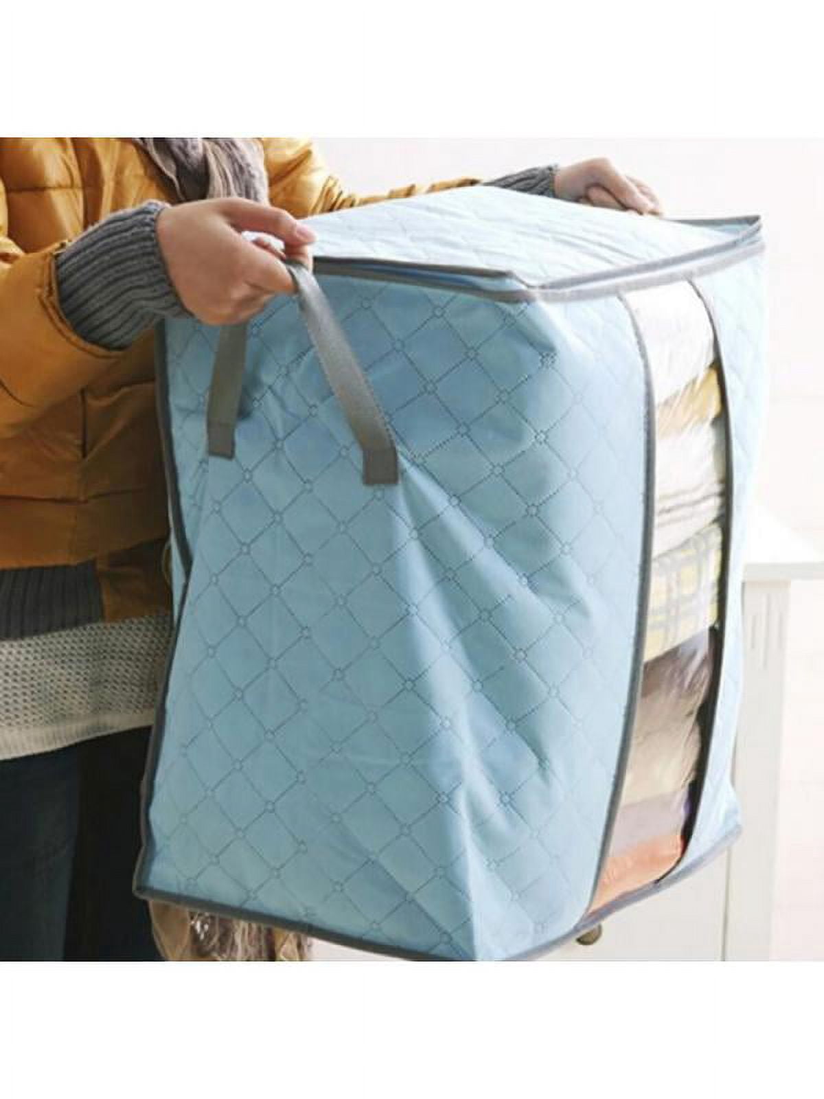 Foldable Storage Bag Large Capacity Clothes Organizer Blanket - Walmart.com