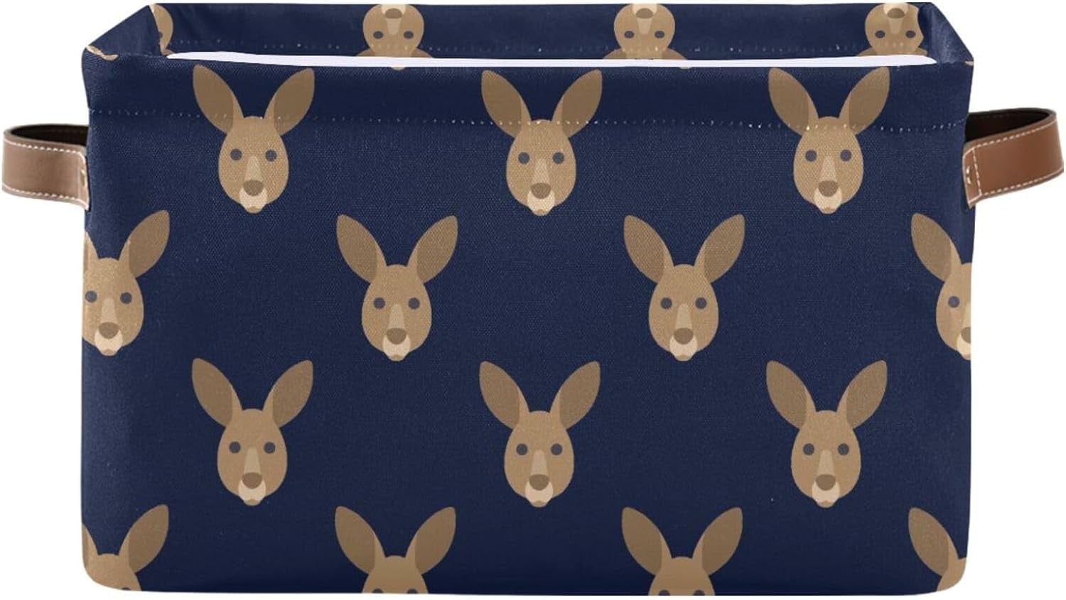 Foldable Storage Bins Beautiful Kangaroo Fabric Storage Baskets ...