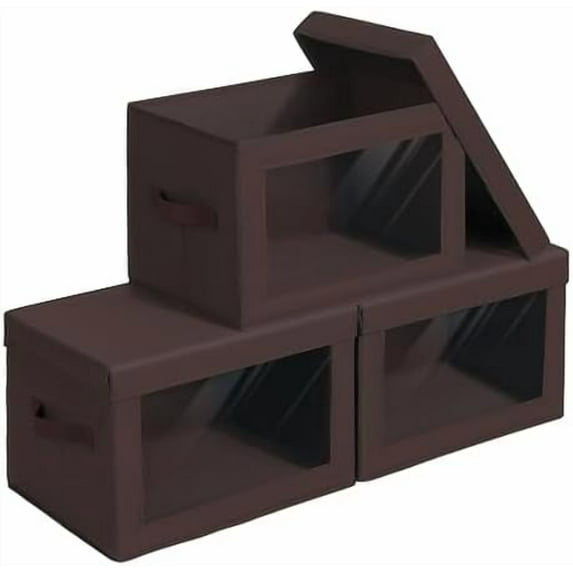 Foldable Storage Boxes with Clear Window - Clothes Organizers and ...