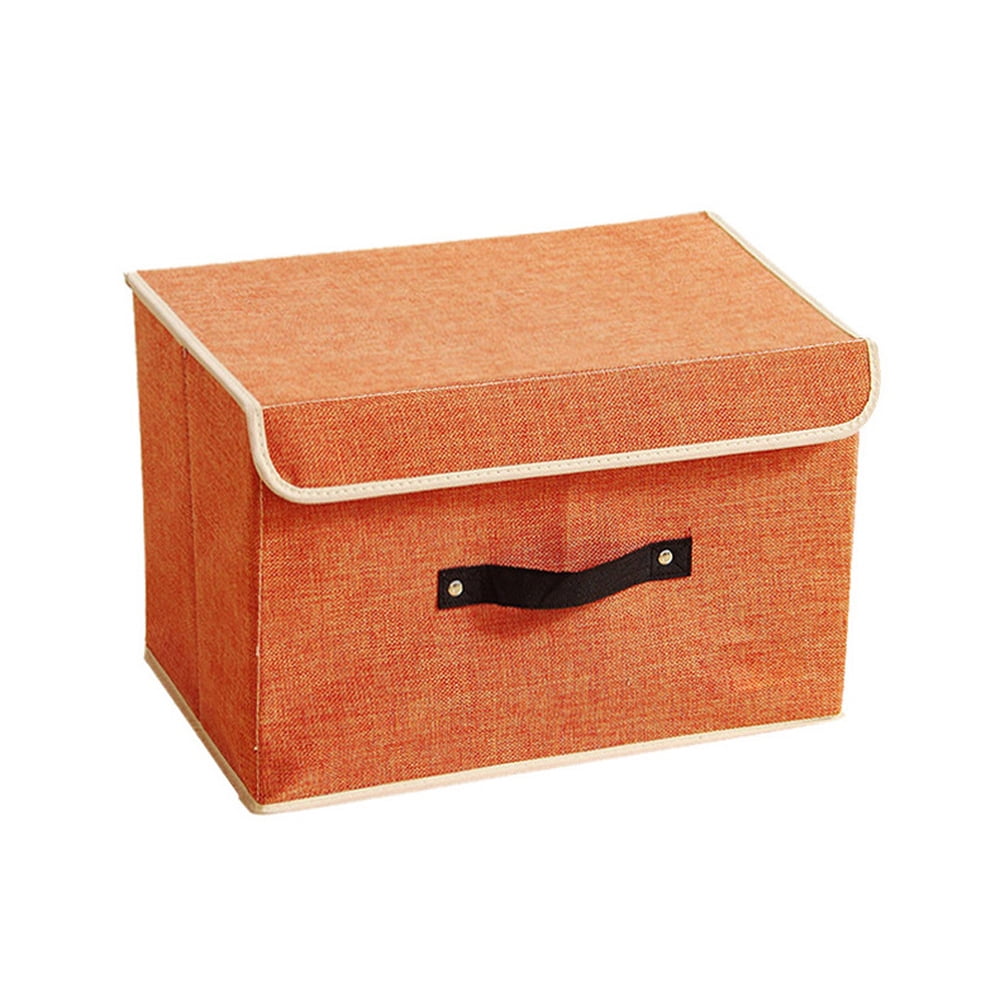 Foldable Storage Boxes with Lids Fabric Storage Bins with Lids, Closet ...