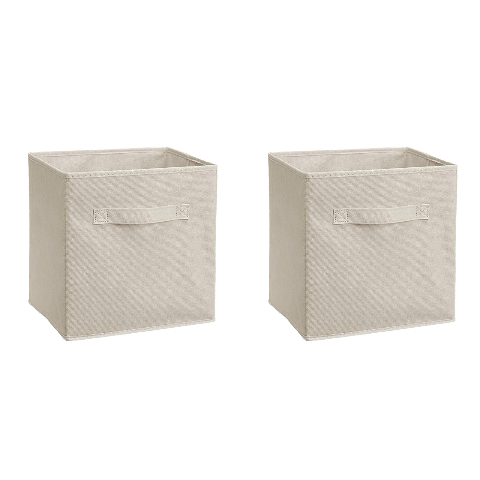 Foldable Storage Cubes Collapsible Storage Boxes With Handles Closet ...