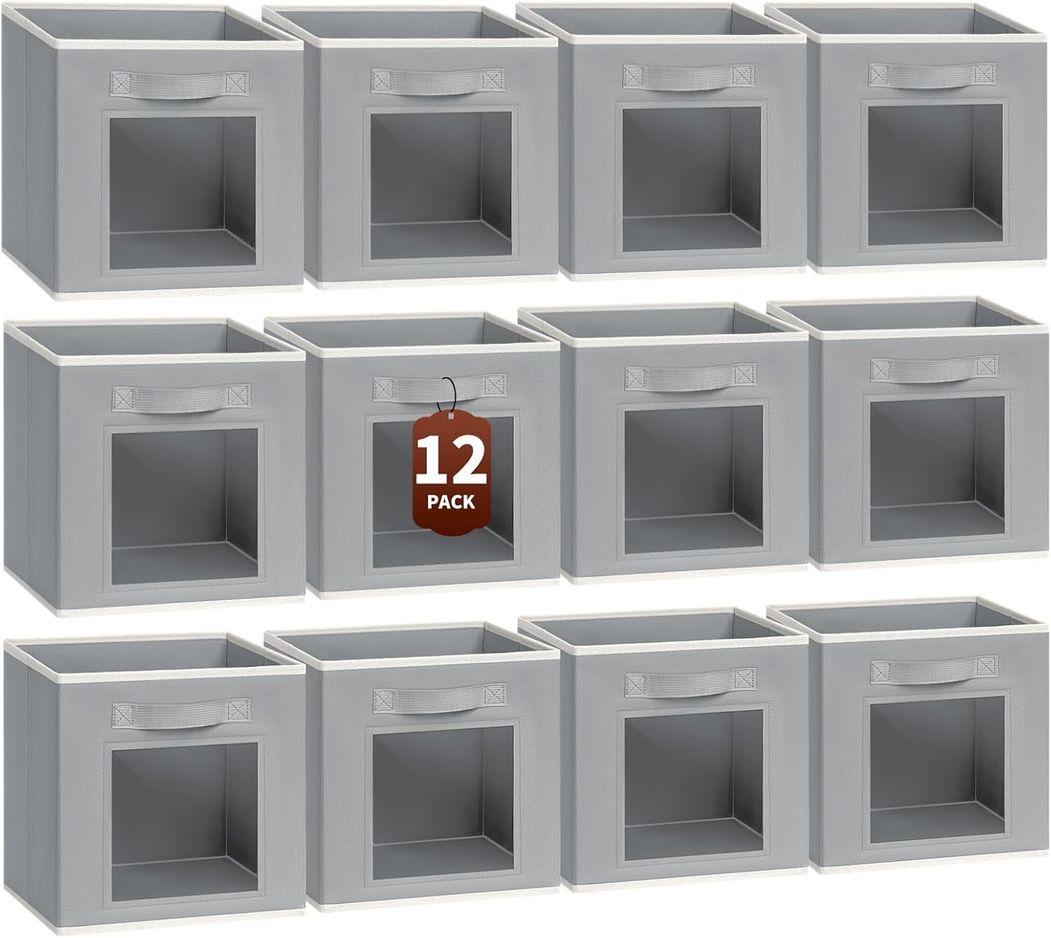 Foldable Storage Cubes - Cubby Storage Organizer with Window ...