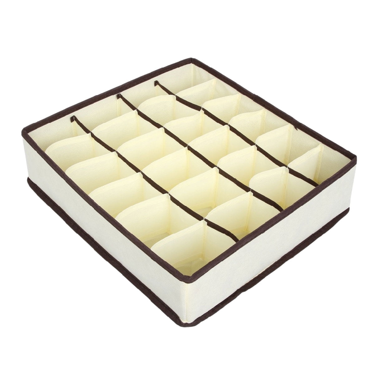 Foldable Storage Cubes Drawer Underwear Organizer Dividers, 24-Cell ...