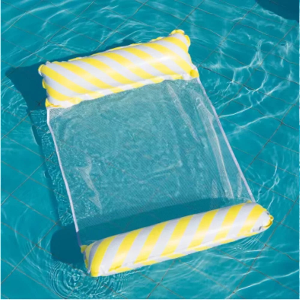 Foldable Striped Inflatable Lounge Chair, Suitable For Swimming Pool ...