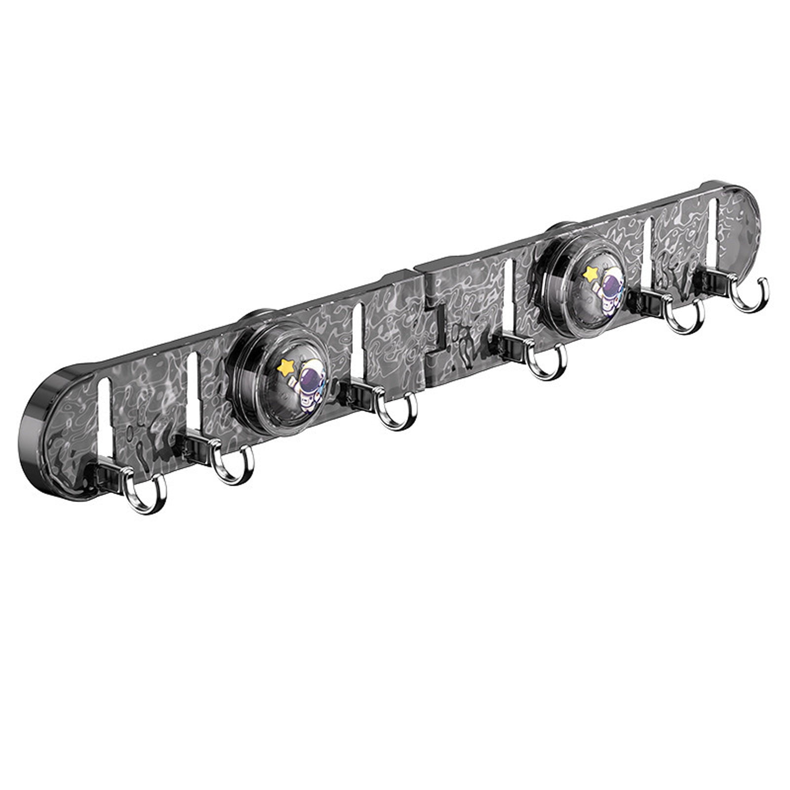 Foldable Suction Corner Hook Rack No Drill Wall Organizer For Bathroom ...