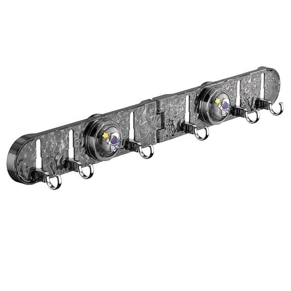 Foldable Suction Corner Hook Rack No Drill Wall Organizer For Bathroom ...