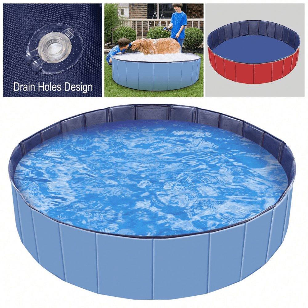 Foldable Swimming Pool PVC Swim Pool Bathing Tub Playmat Pools ...