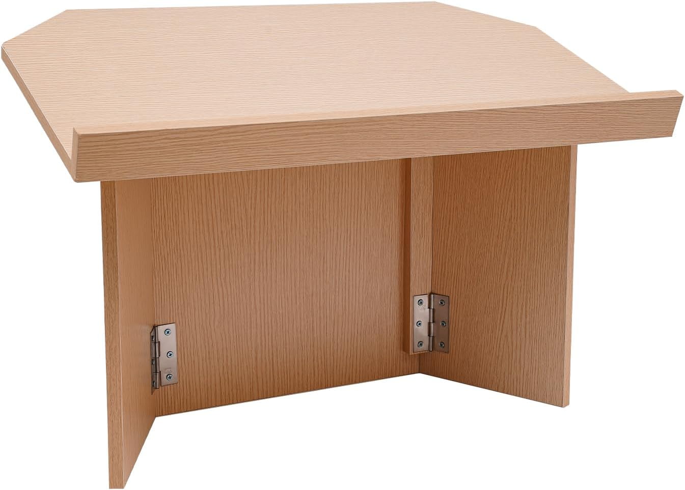 Foldable Tabletop Podium,Portable Desktop Lectern,Teacher Speaker Desk ...